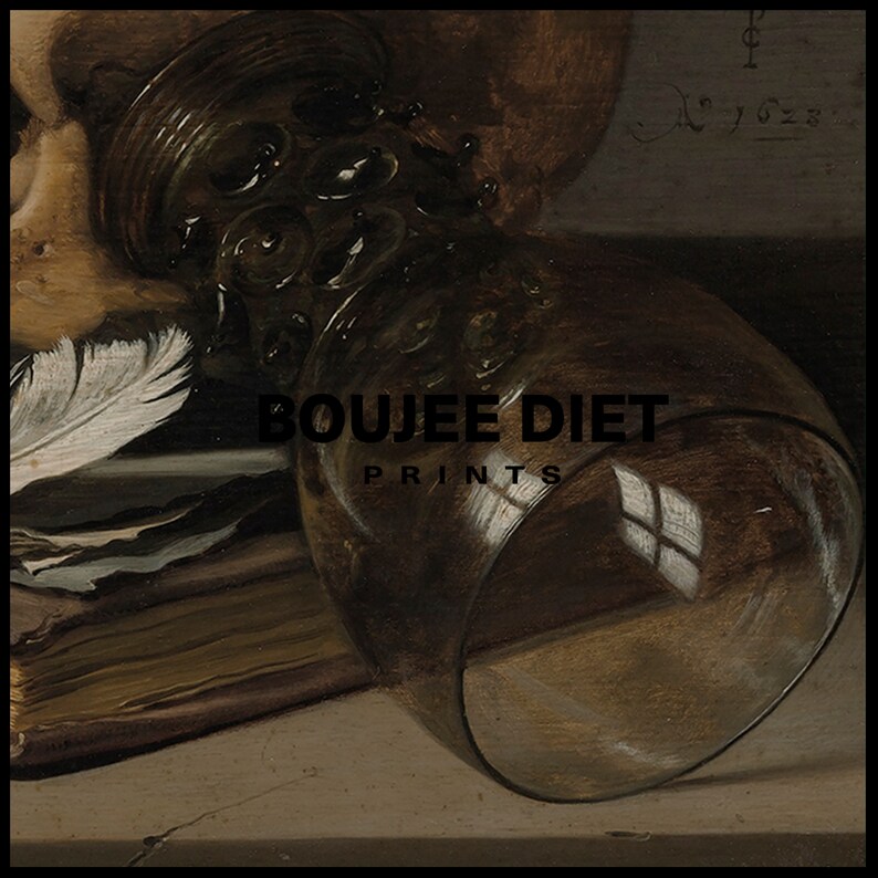 Haunt Gothic Still Life Skull Writing Quill Vintage Writing - Etsy