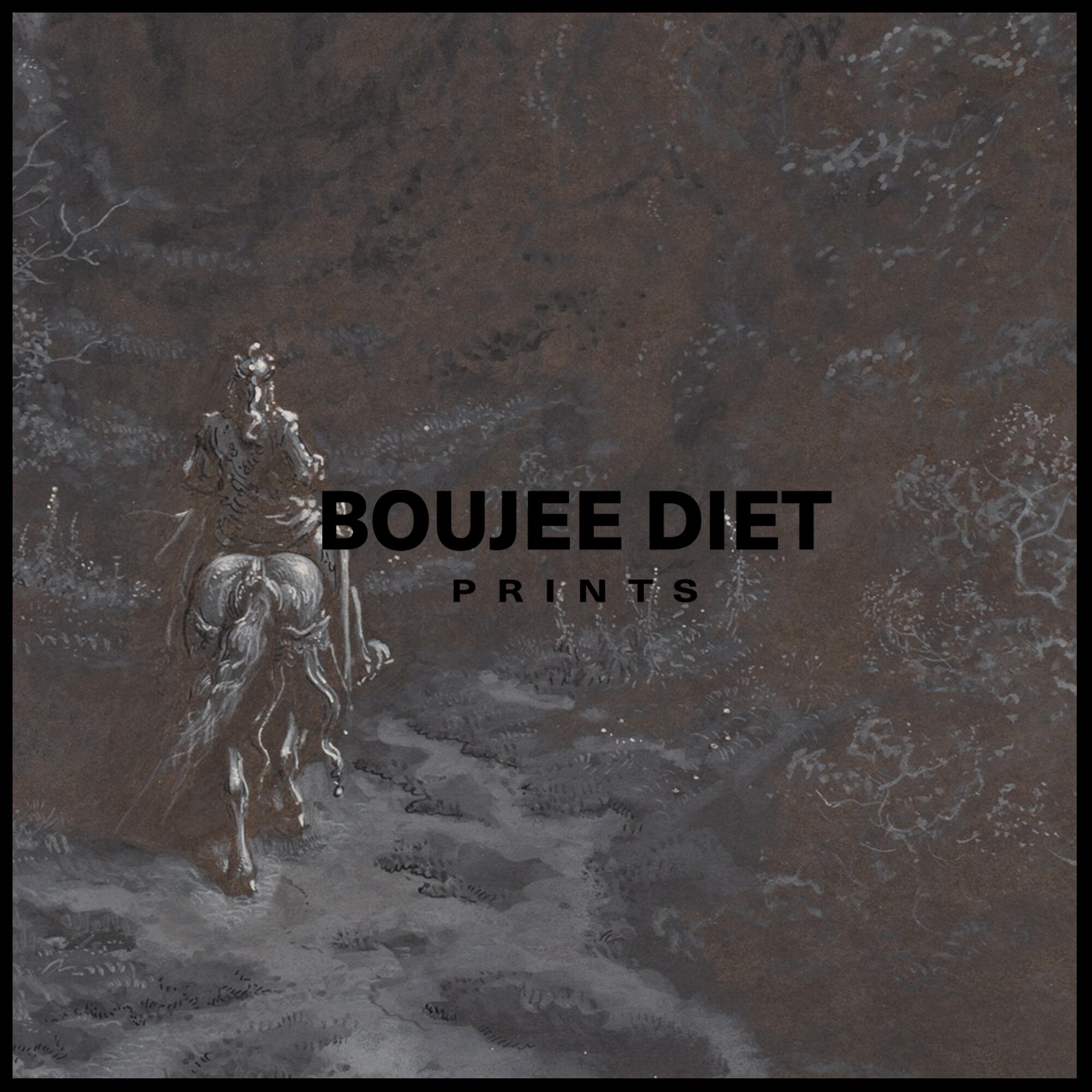 Medieval Knight Approaching Castle Digital Print Artistic Myth and ...