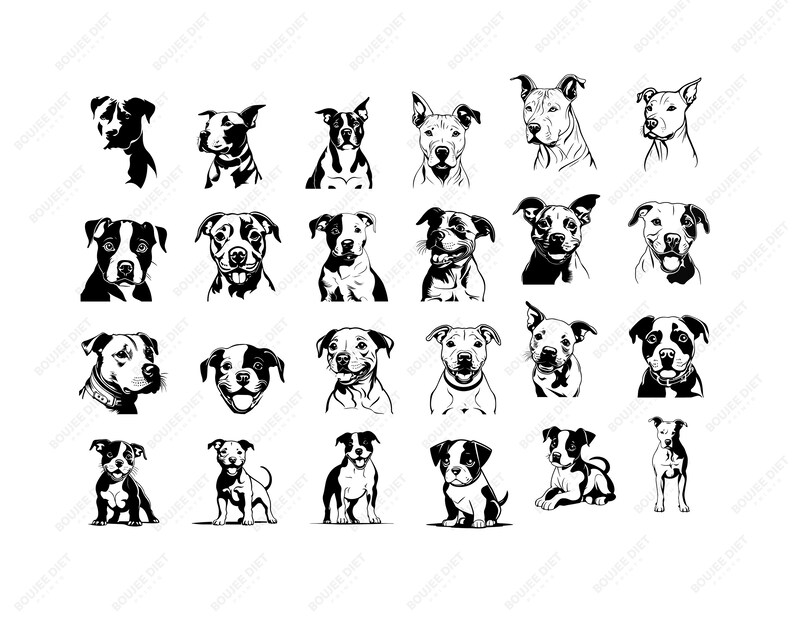 PITBULL SVG Files for Cricut Pitbull Silhouette Svg Pitbull Lover Svg ...