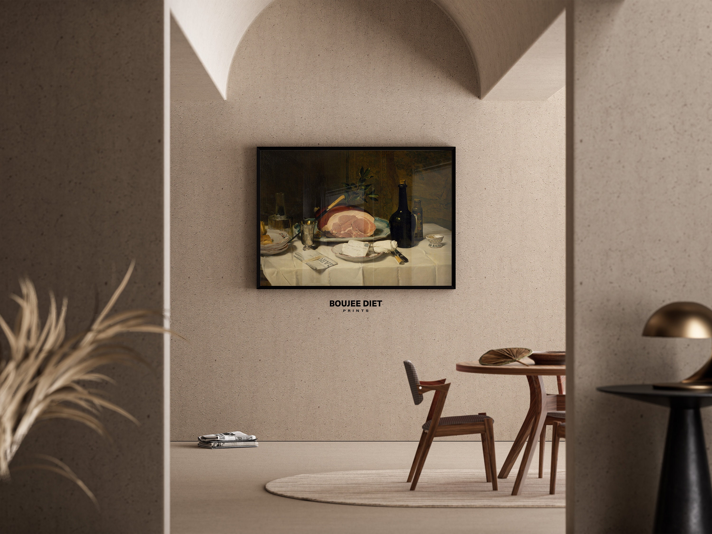 Rustic Cozy Kitchen Art Still Life Food Décor European Vintage Art Dindin Room Décor Moody ...