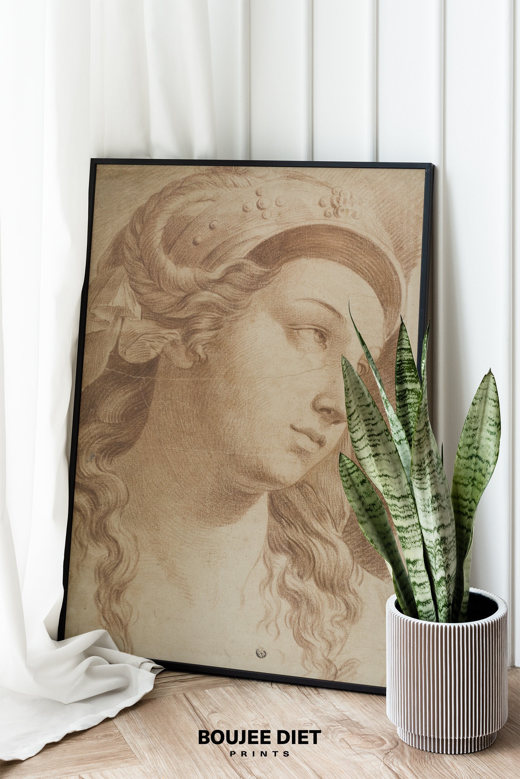 Vintage Drawing Classical Greek Statue Print Light Academia Art ...