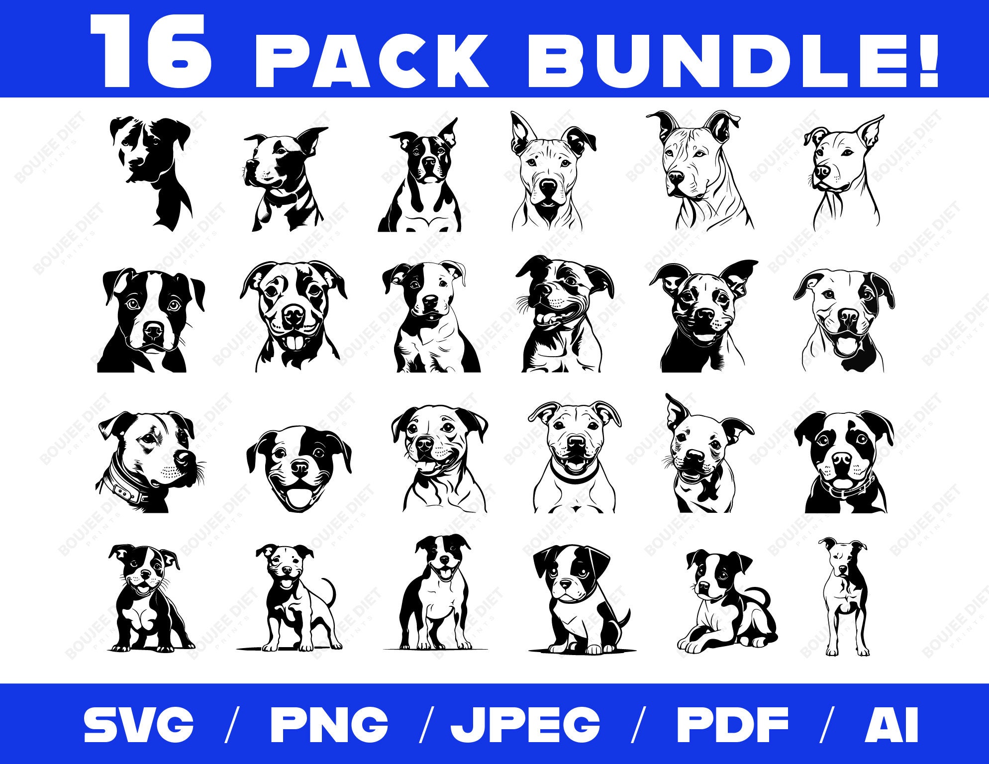 PITBULL SVG Files for Cricut Pitbull Silhouette Svg Pitbull Lover Svg ...
