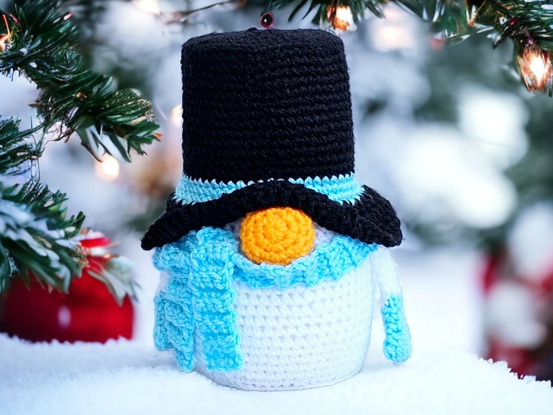Crochet Winter Gonk Snowman Gnome in a Scarf Winter Christmas ...
