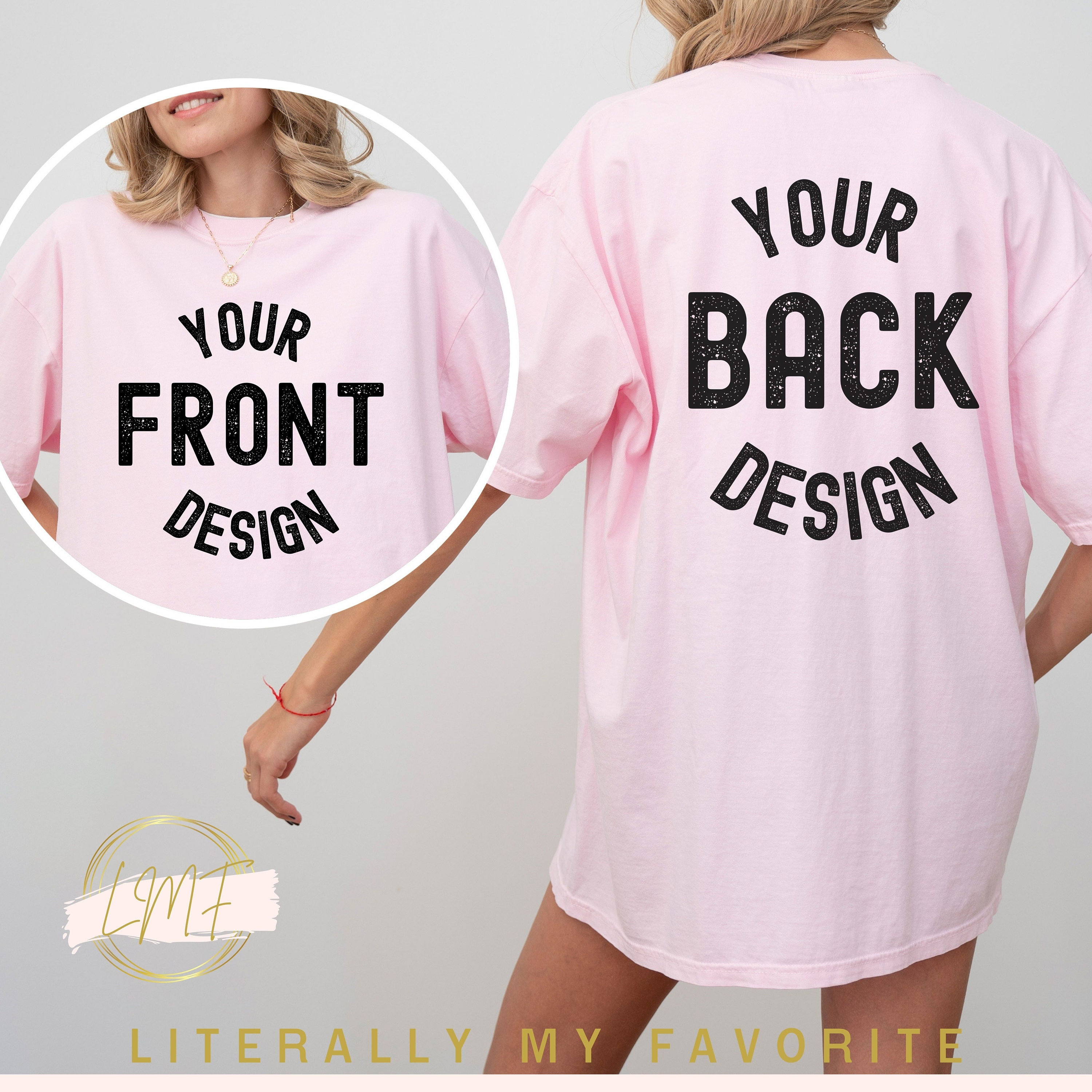 Custom Front and Back Shirt, Custom Comfort Colors T-shirt, Custom Back ...