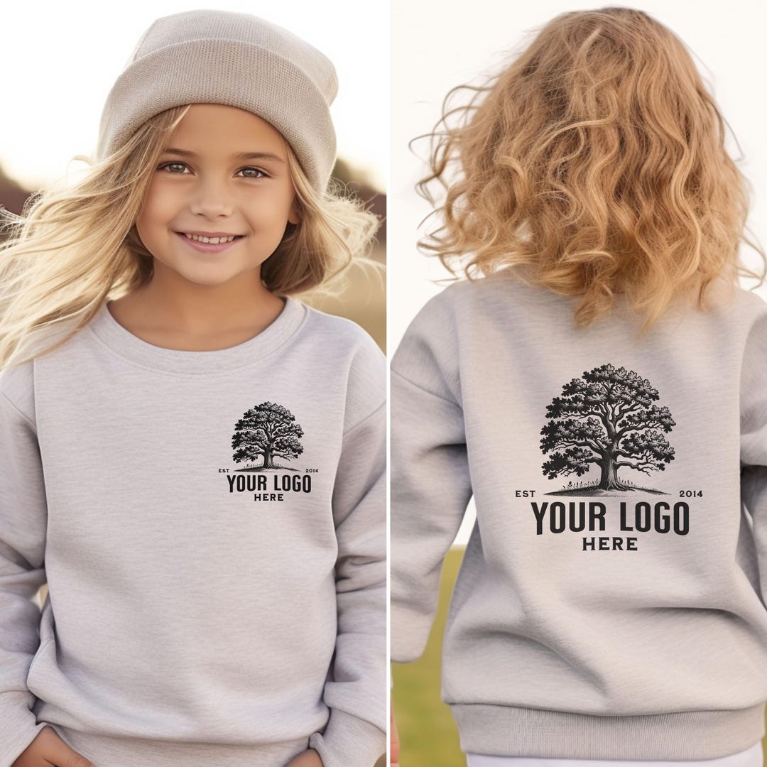 Kids Crewneck Sweatshirt, Custom Toddler Crewneck Sweatshirt, Custom ...