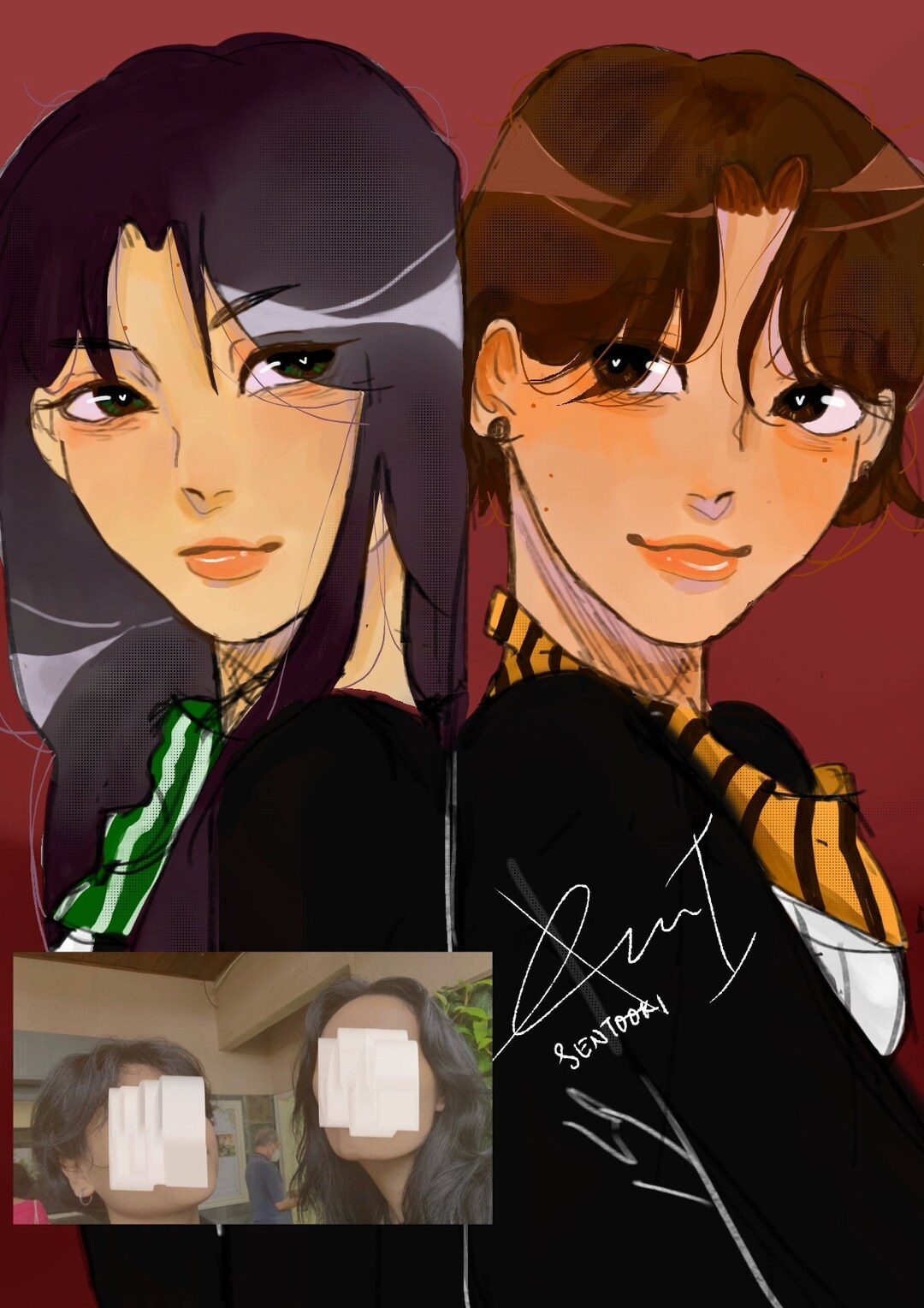 Anime Custom Illustration/art & Commission/ Personal Fanart, Original ...