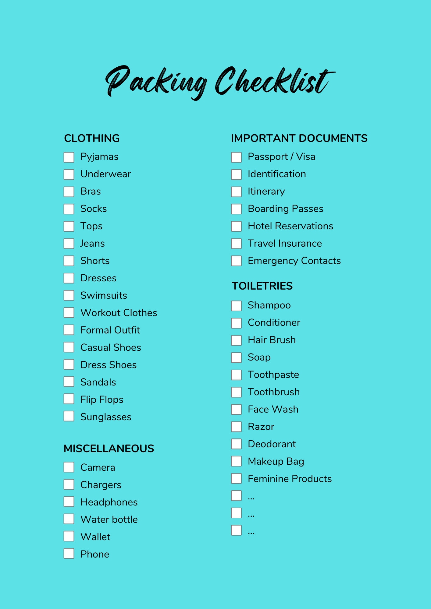 Travel Planner Organizer Travel Itinerary Digital Travel Planner Trip ...