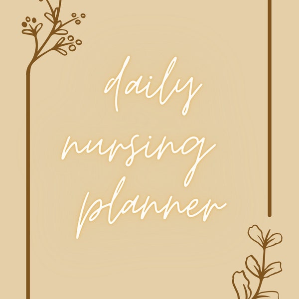 Nursing Daily Shift Planner Etsy nursing-daily-shift-planner-etsy