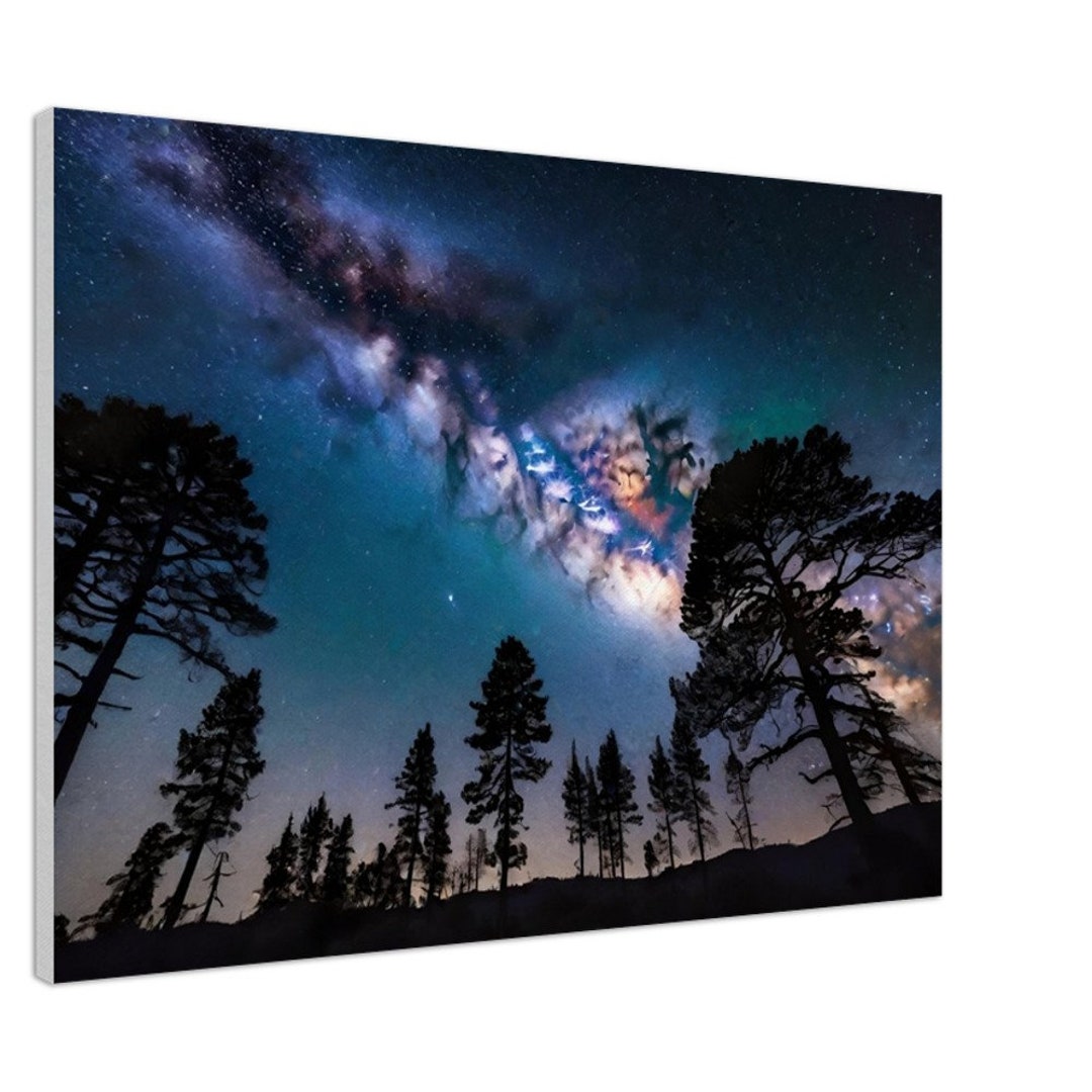Celestial Dreamscape Canvas - Etsy