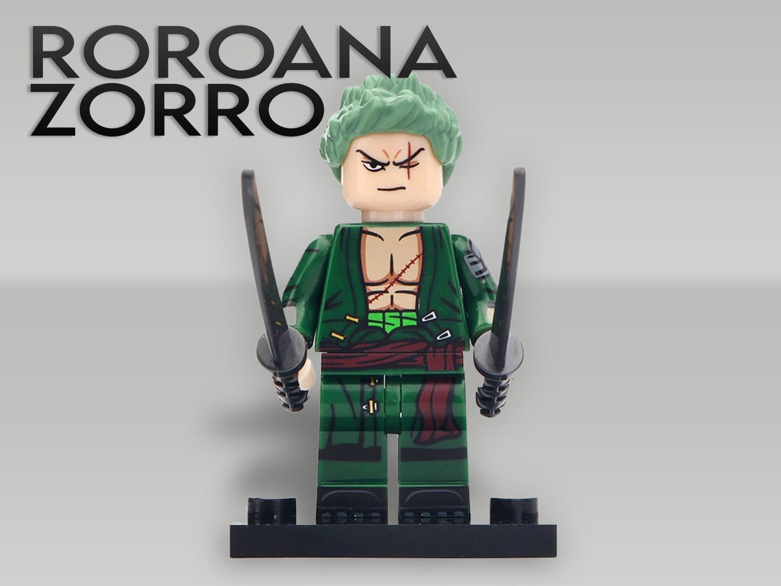 Zoro Mini Figure From One Piece and the Mugiwara Crew Roronoa - Etsy