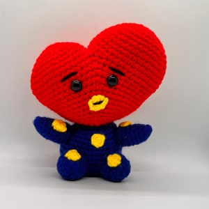 BT21 Bts-inspired Handmade Crochet Tata - Etsy