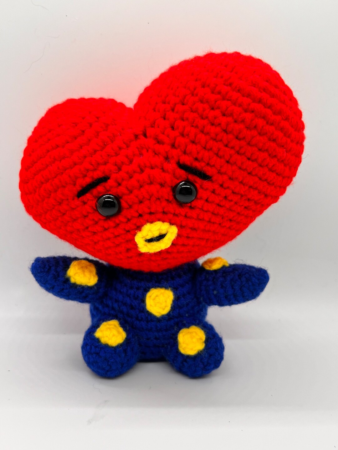 BT21 Bts-inspired Handmade Crochet Tata - Etsy