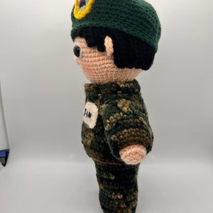 Made to Order: BTS Members Hand Crocheted Military Dolls - Etsy