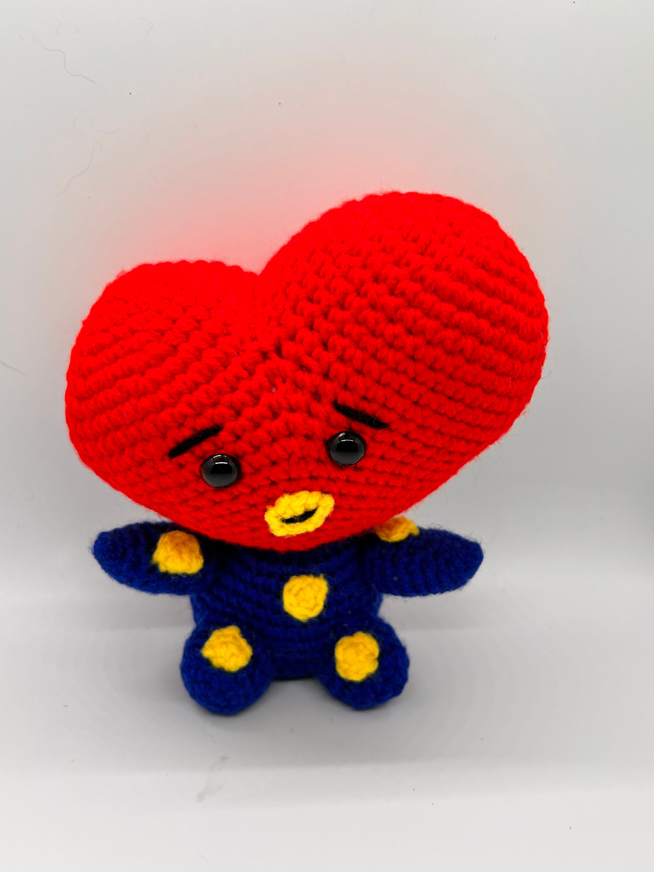 BT21 Bts-inspired Handmade Crochet Tata - Etsy