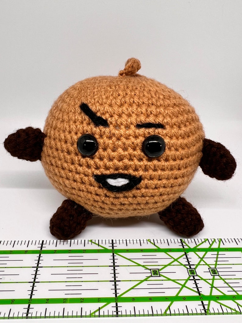 BT21 Bts-inspired Hand Crochet Suga Shooky - Etsy