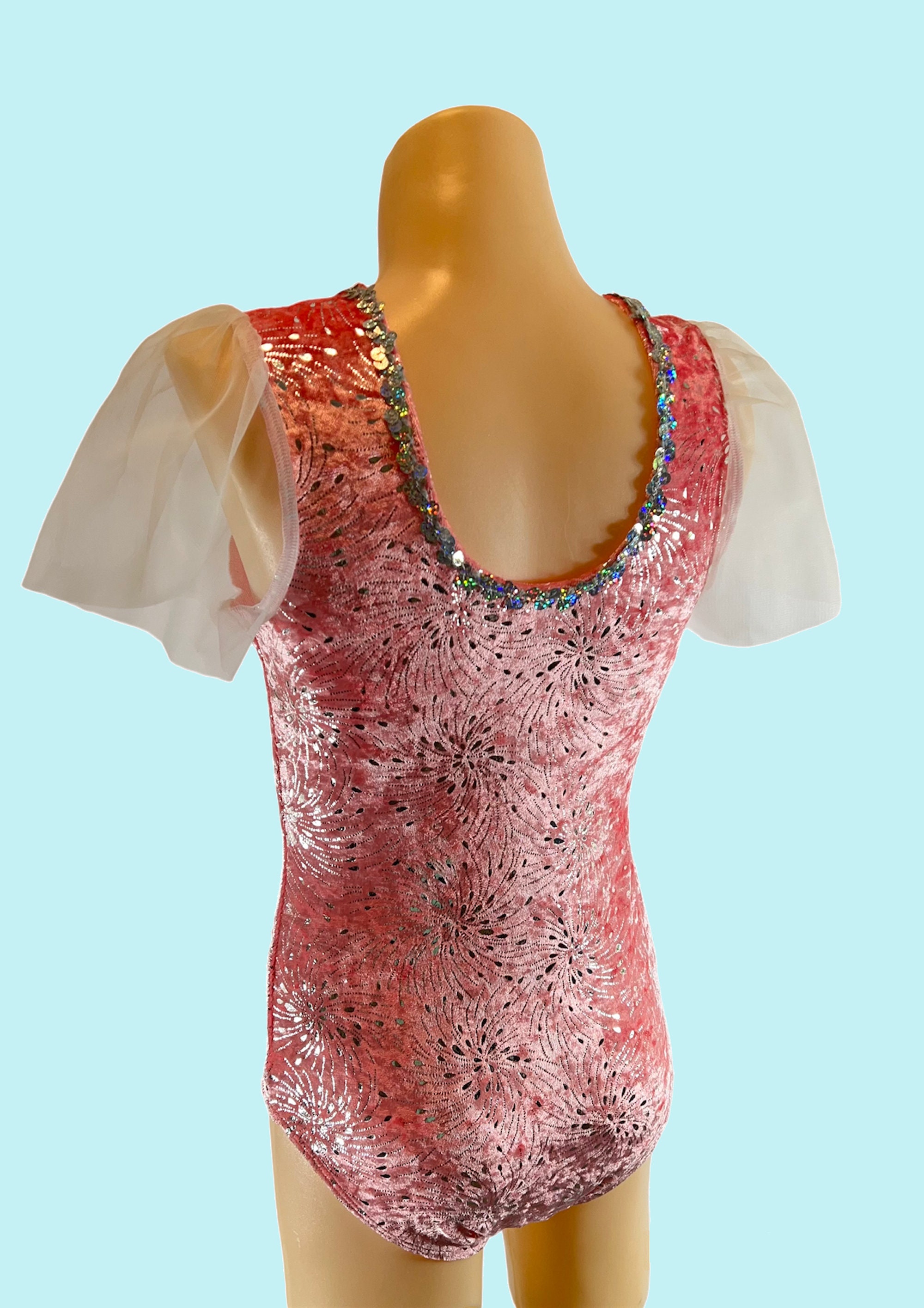 Girls Pink Leotard, Gymnastics, 2 Way Stretch, Girls Dance Leotard ...