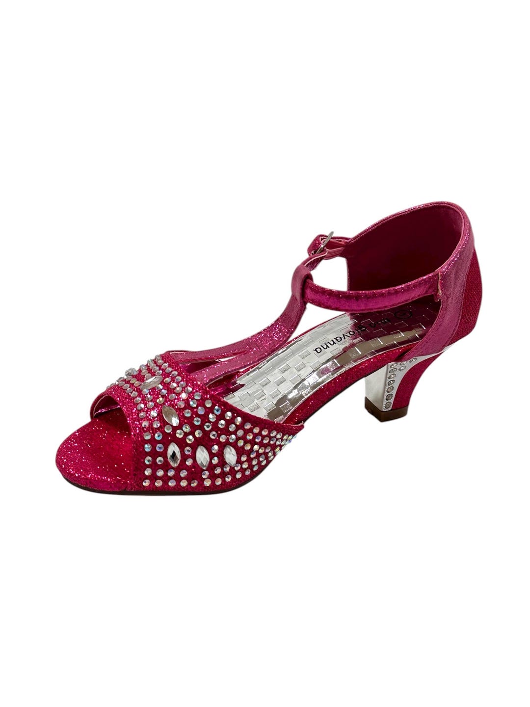 Youth High Heel Shoes, Fuchsia Kids High Heels, Little Girls High Heels ...