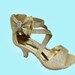 Little Girls High Heel Shoes Kids High Heels Childrens High Heels Gold ...