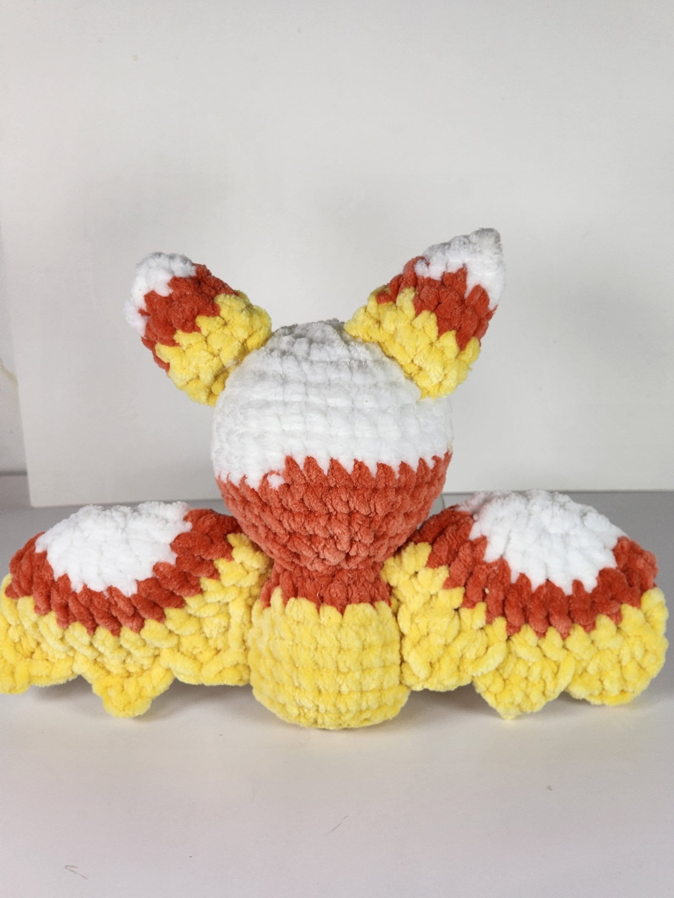 Candy Corn Bat Crochet Pattern for Amigurumi Stuffed Animal Halloween ...