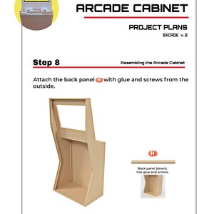 Planos Digitales De Mueble Arcade Arcade Cabinet Project Plans SXCADE ...