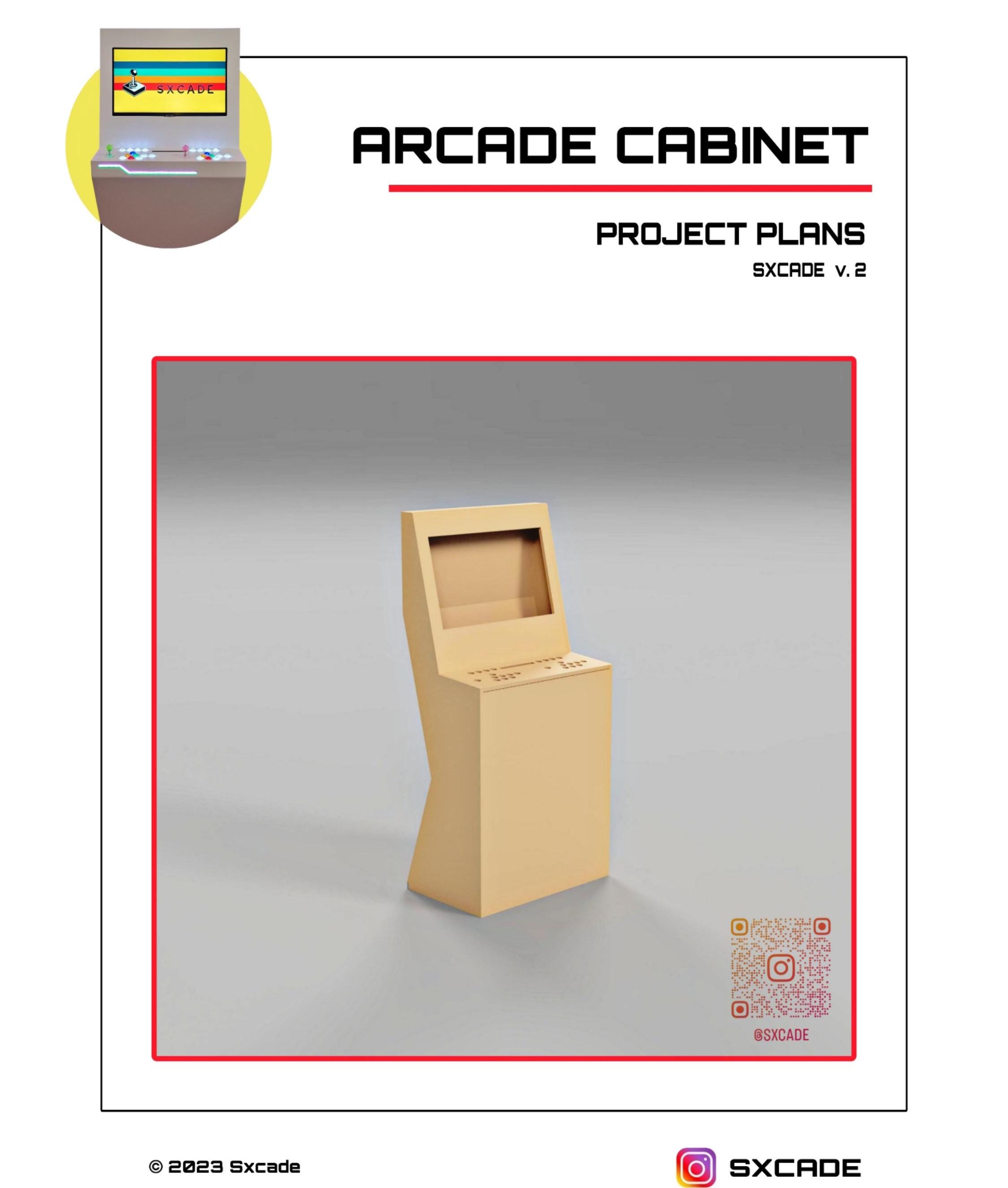 Planos Digitales De Mueble Arcade Arcade Cabinet Project Plans SXCADE ...