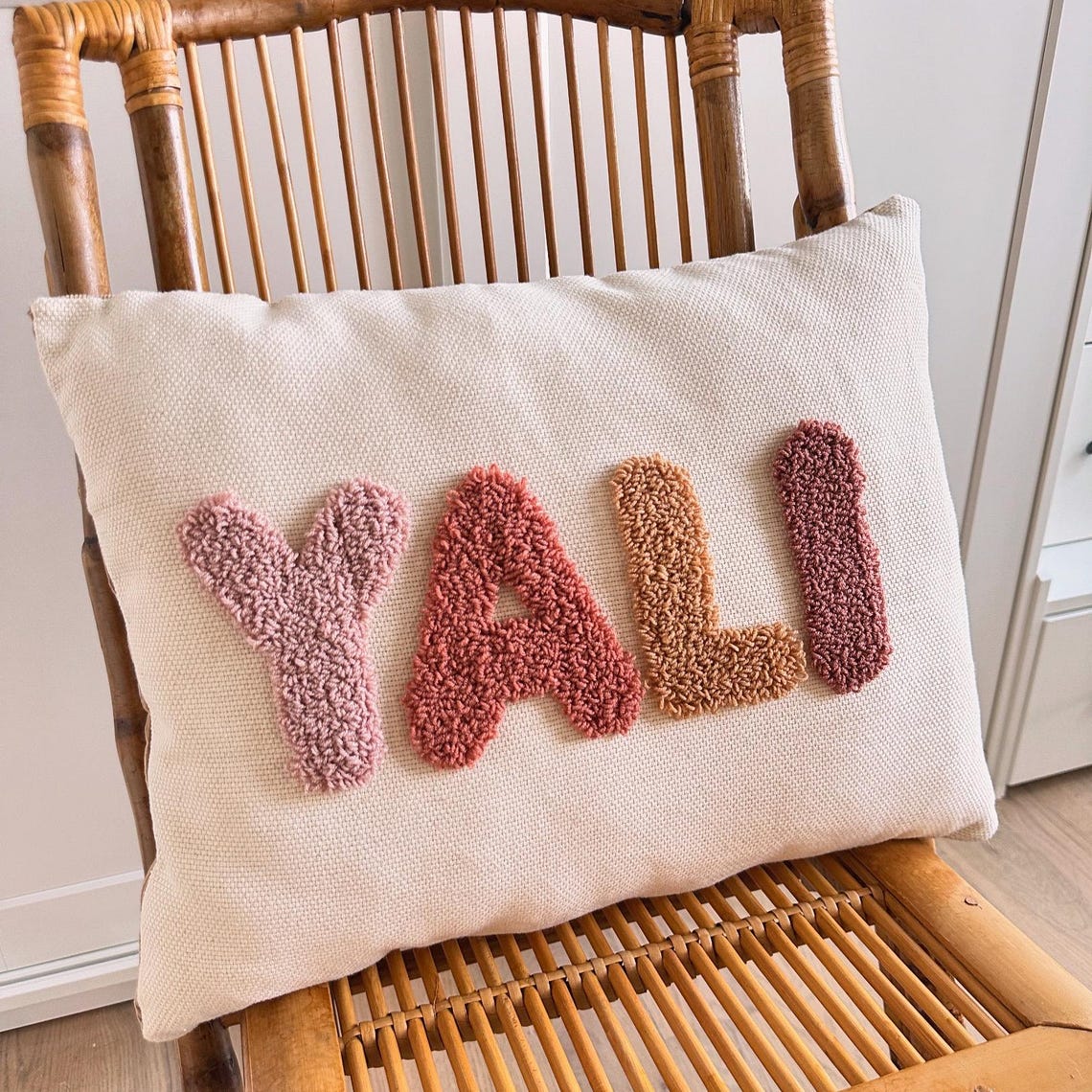 Customized Punch Needle Pillows - Etsy