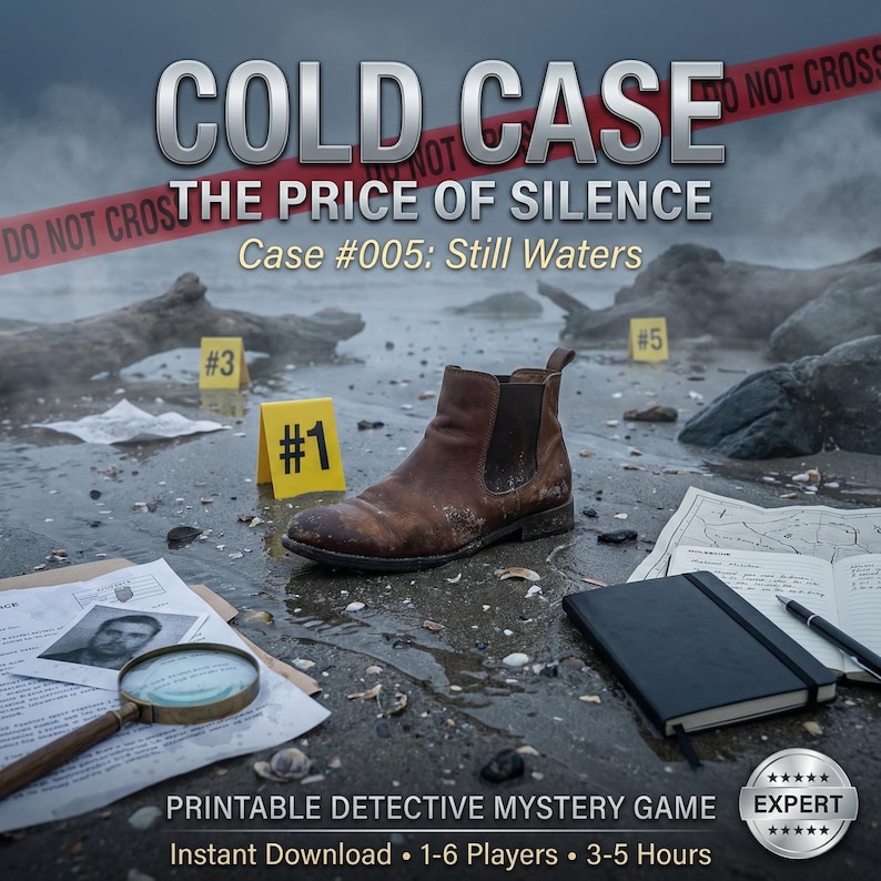 Murder Mystery Game Printable Cold Case Detective File True Crime ...