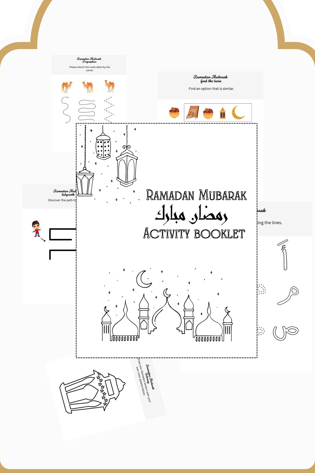 Activity Book Ramadan for Kids Under 3, Activity Book to Download and ...