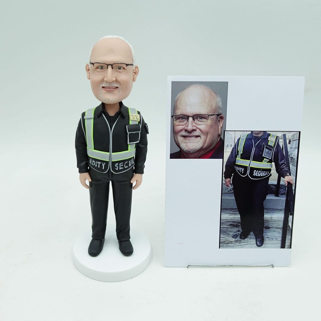 Personalized Traffic Cop Bobble Head Doll, Custom Boss Figurine ...