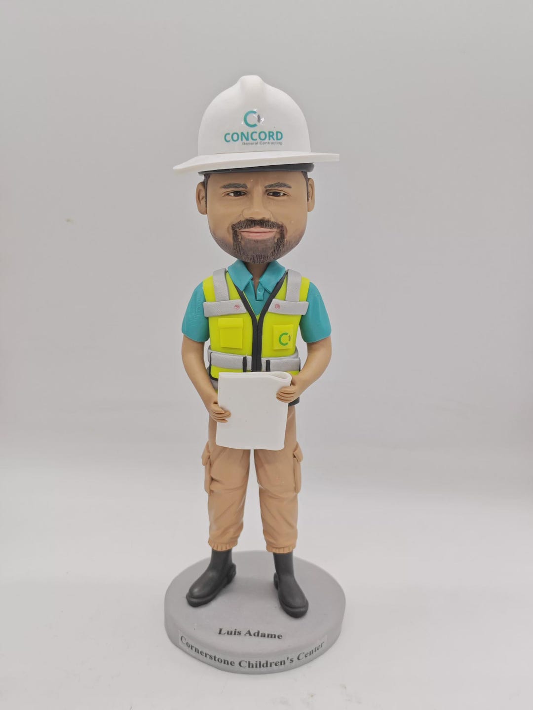 Custom 3D Engineer Bobblehead Statue: Personalized Polymer Clay ...