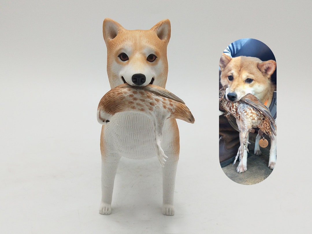 Shiba Inu Statue, Personalized Dog Statue, Wedding Cake Topper, Cake ...