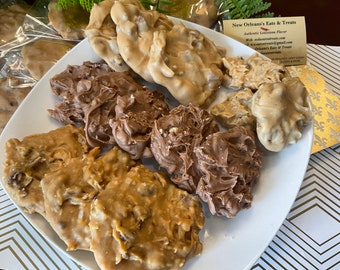Chocolate Creamy Pecan Pralines, NOLA Candy, New Orleans Signature ...