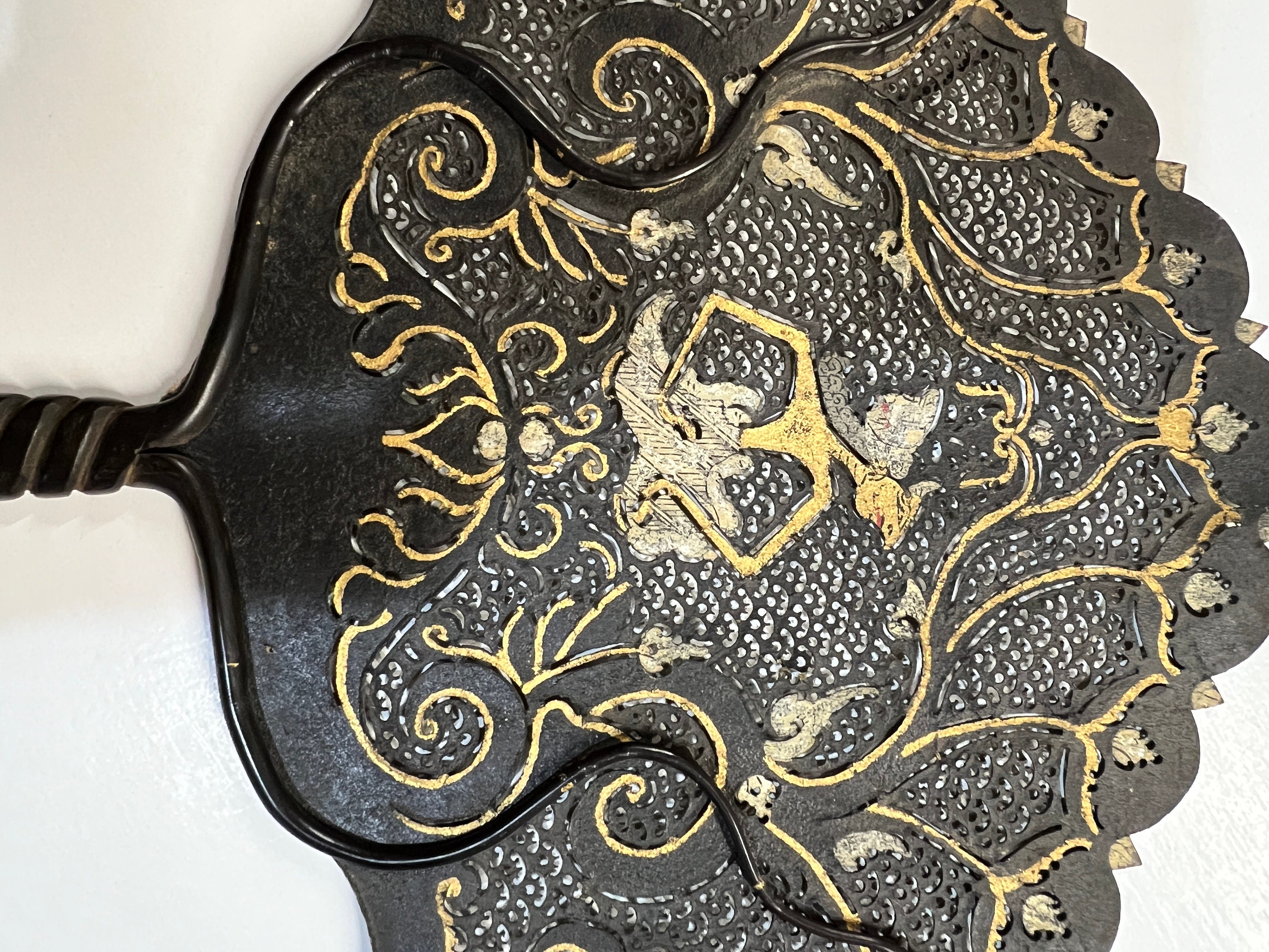 Antique Indonesia Fixed Hand Fan - Etsy