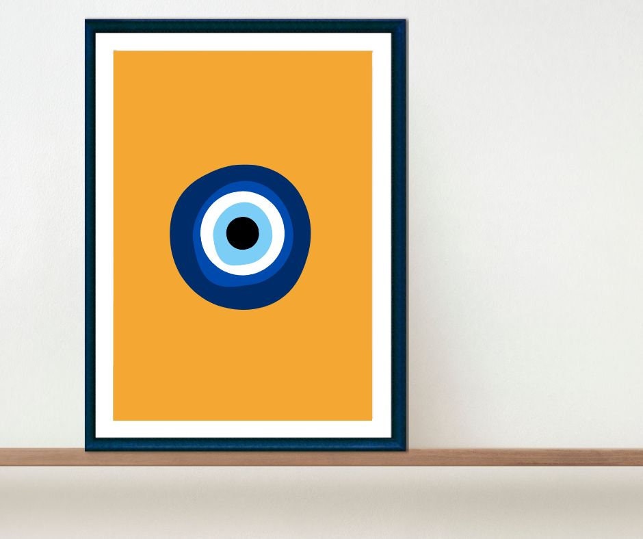 Greek Protection Symbol - Blue Evil Eye (mati) - Etsy