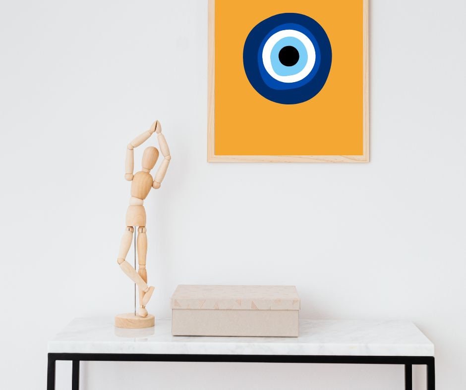 Greek Protection Symbol - Blue Evil Eye (mati) - Etsy