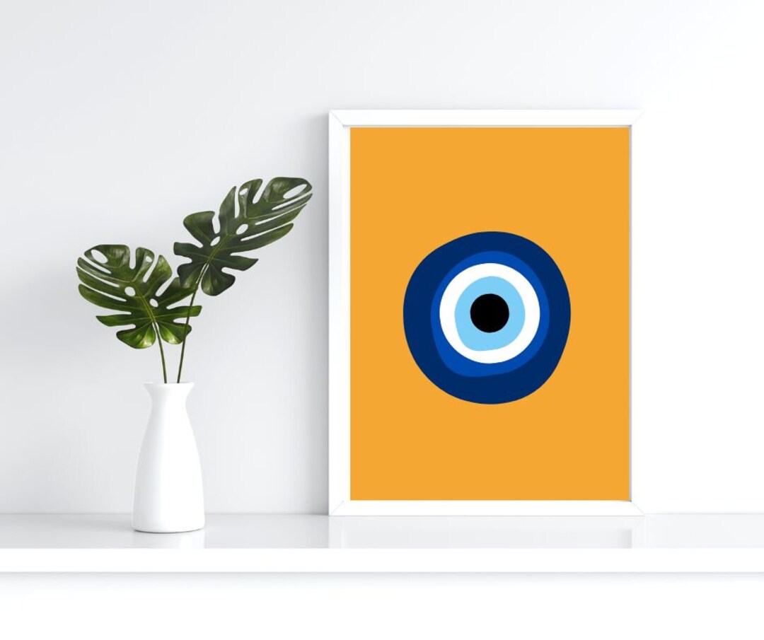 Greek Protection Symbol - Blue Evil Eye (mati) - Etsy