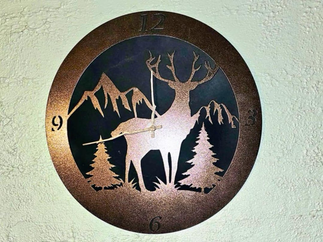 Wildlife Wall Clock - Etsy