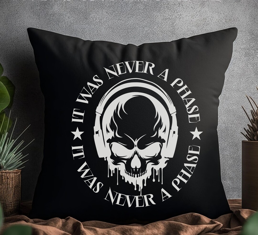 Elder Emo Pillow, It Was Never A Phase Pillow, Elder Emo, 2000s Emo ...