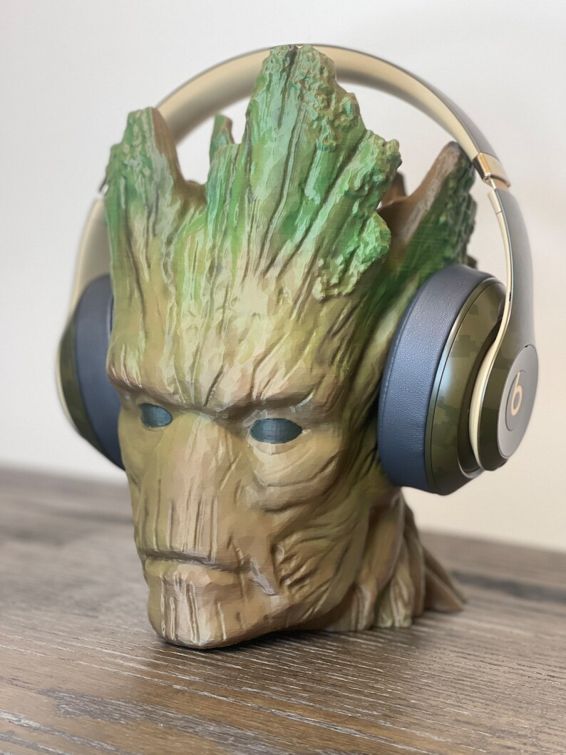 Groot Headphone Stand Headphone Holder Gaming Room Decor Office Desktop ...