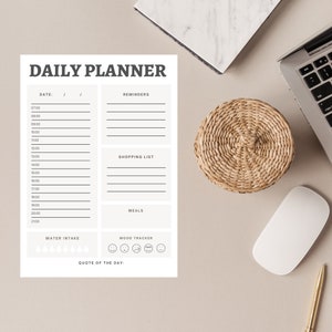 Daily Planner, Daily Planner Printable, Daily Planner 2023, Daily ...