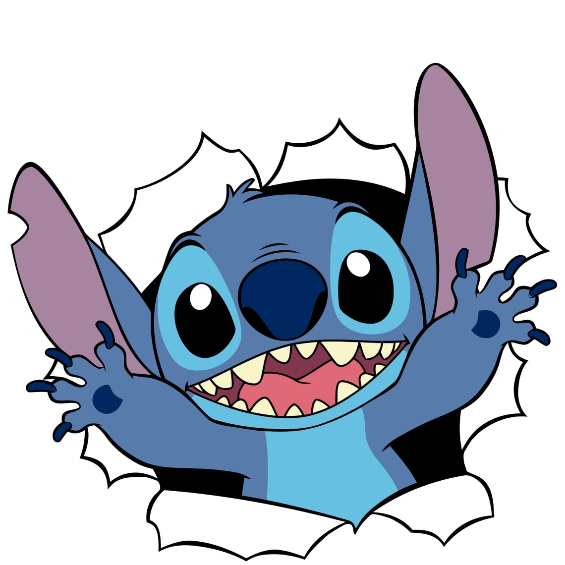 Stitch SVG File for Cricut - Etsy Canada