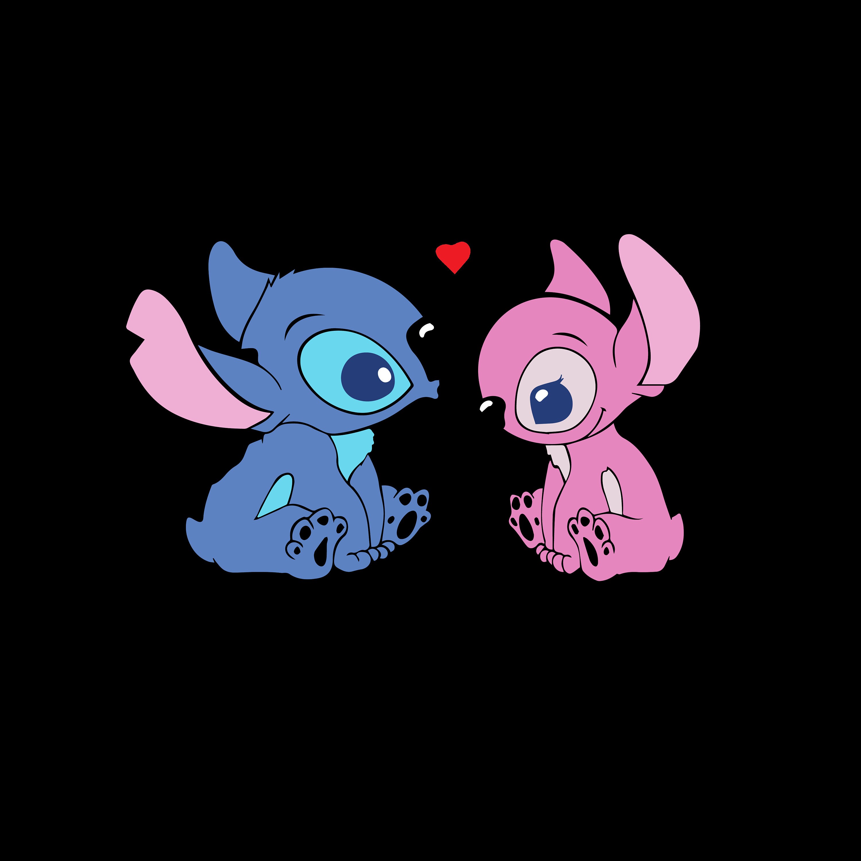 Stitch and Angel Bundle (5) SVG File for Cricut - Etsy