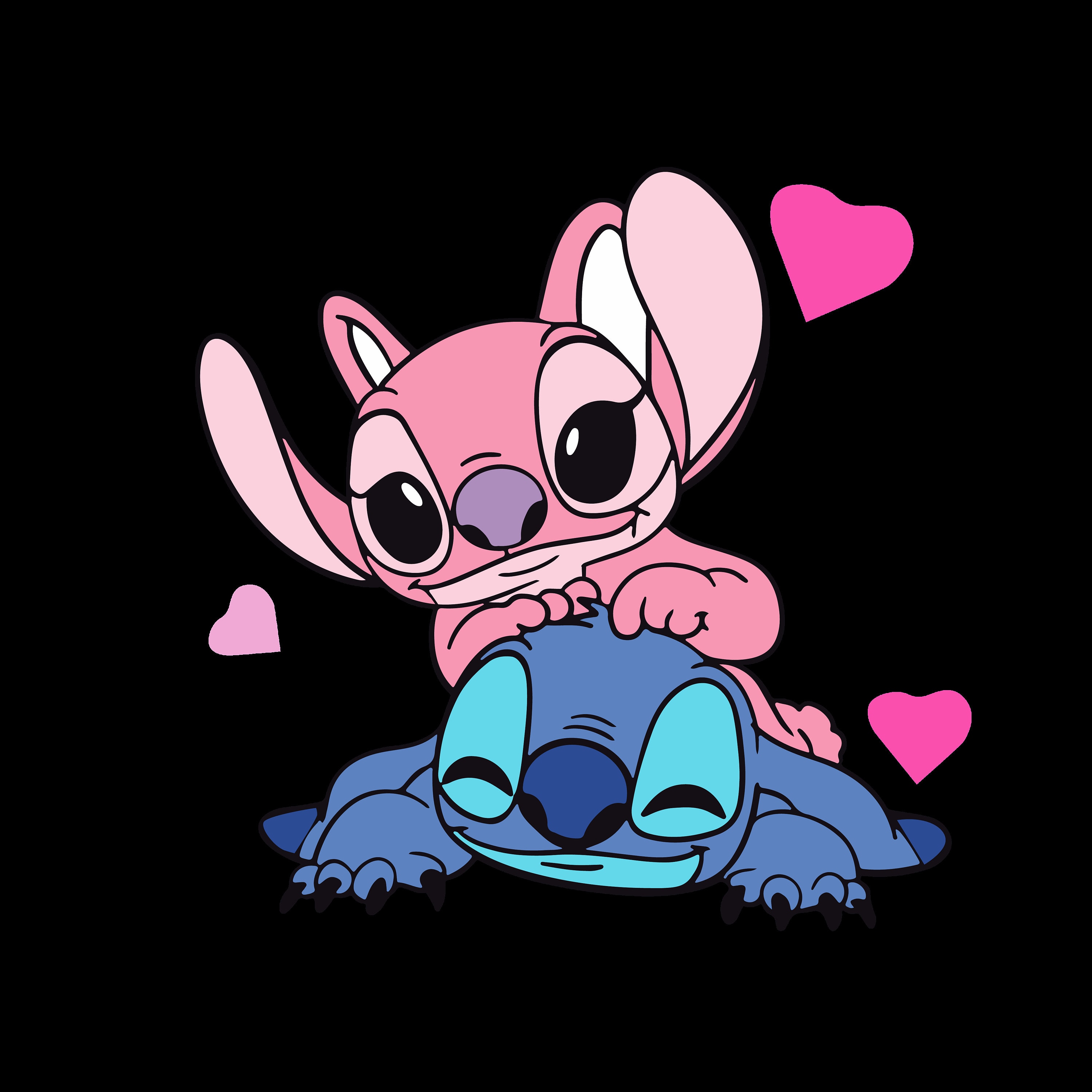 Stitch and Angel Bundle (5) SVG File for Cricut - Etsy