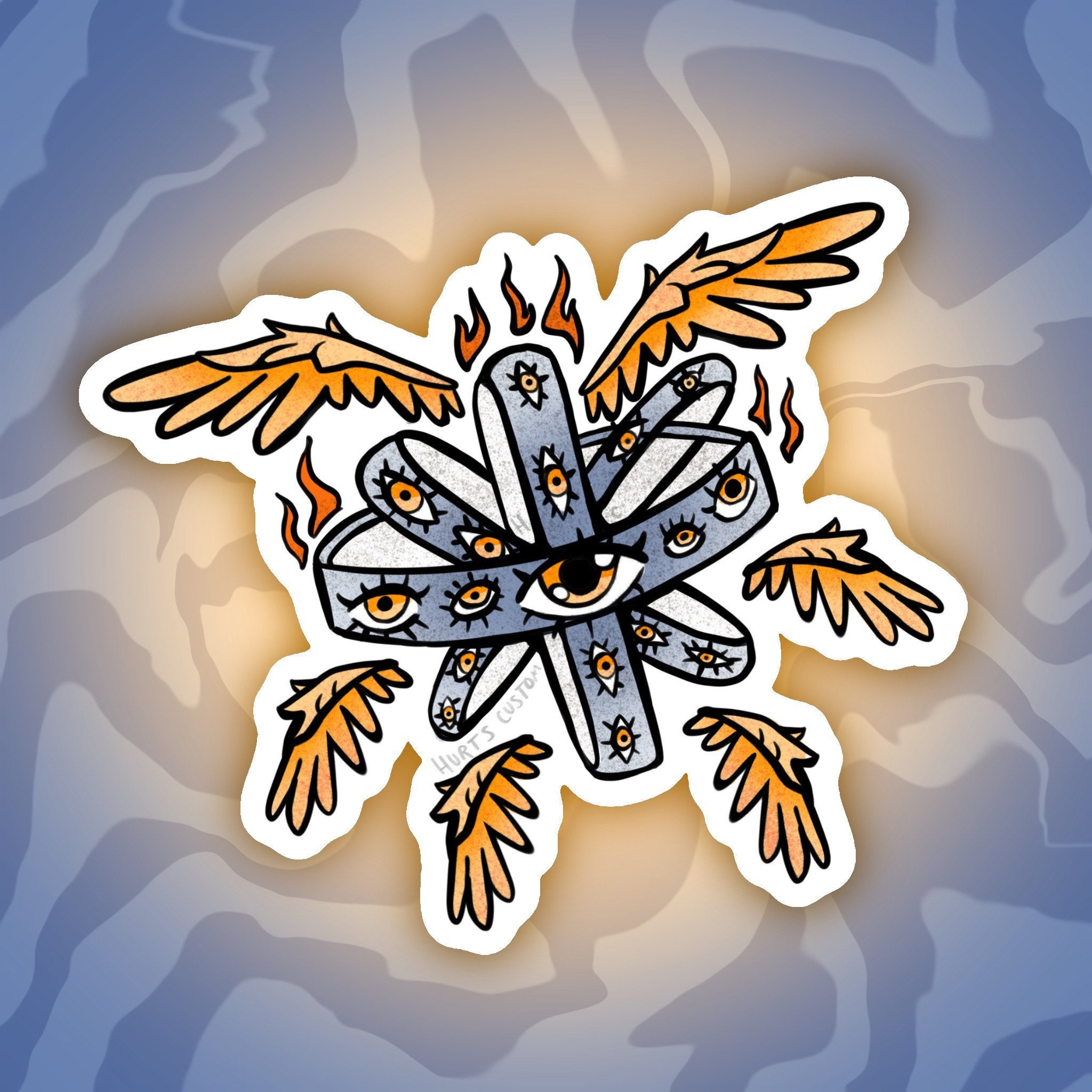 Biblically Accurate Angel / Angel Sticker 100% Water Proof - Etsy