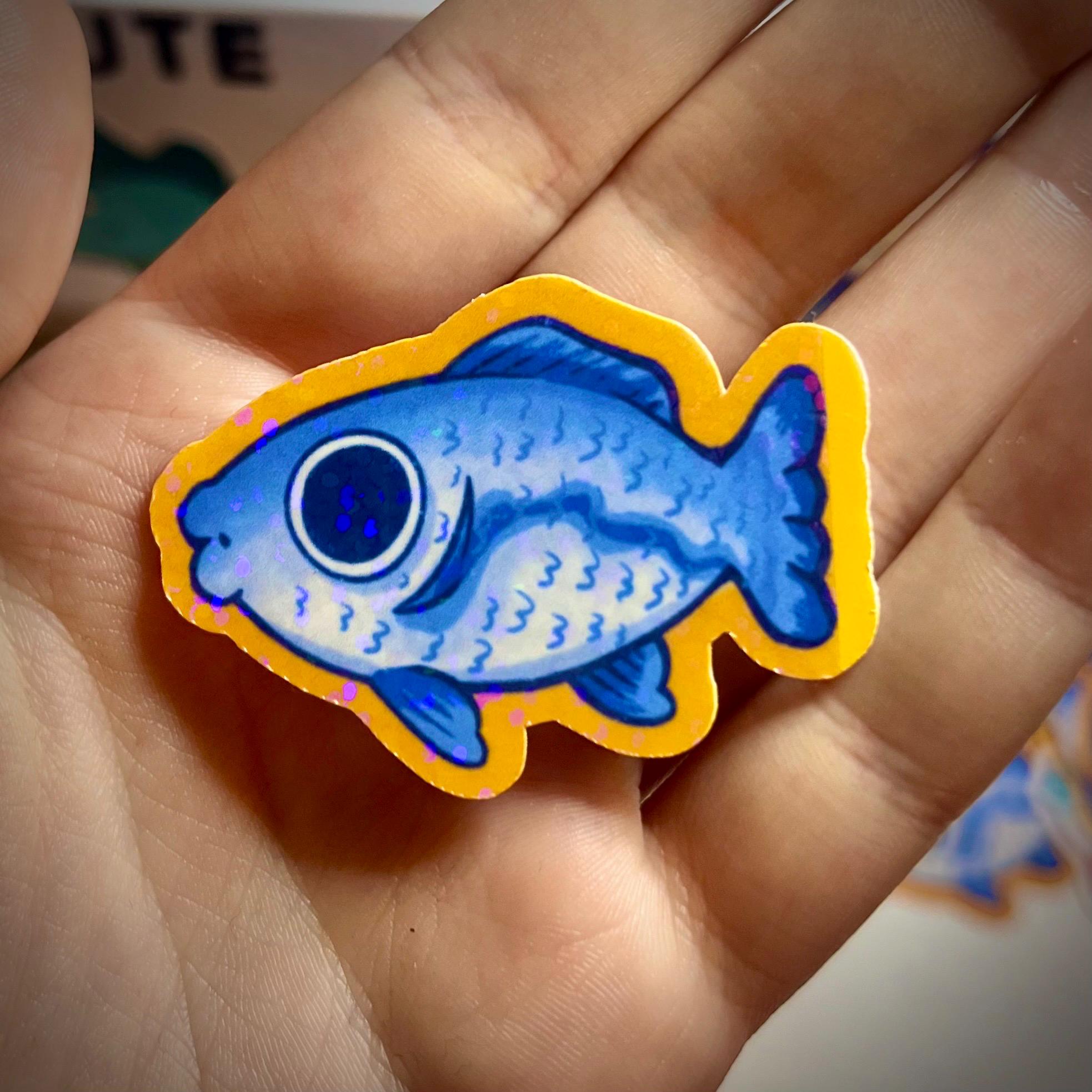 Cute Sticker Pack / Cute Fish Sticker / 2-8 / 100% Waterproof - Etsy