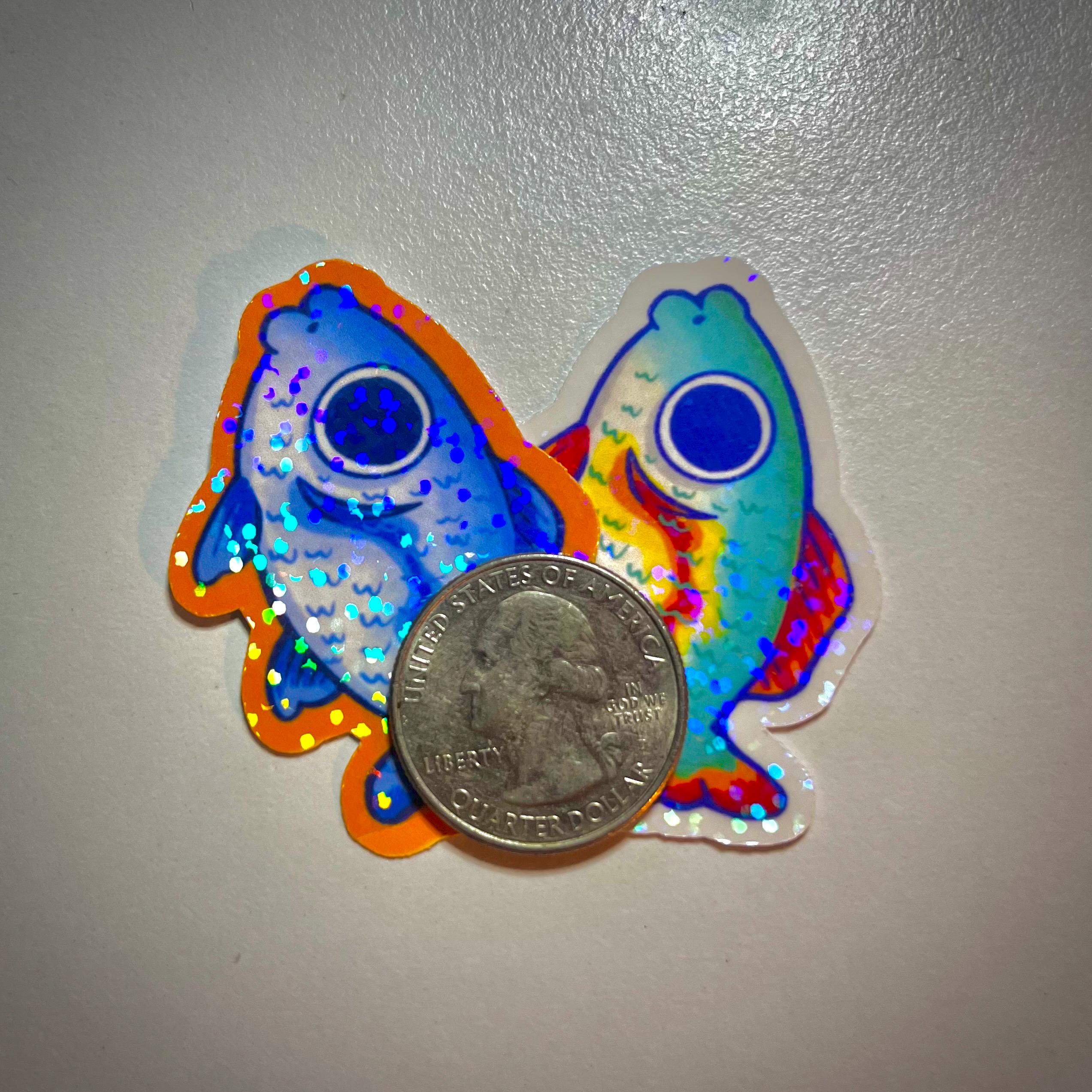 Cute Sticker Pack / Cute Fish Sticker / 2-8 / 100% Waterproof - Etsy