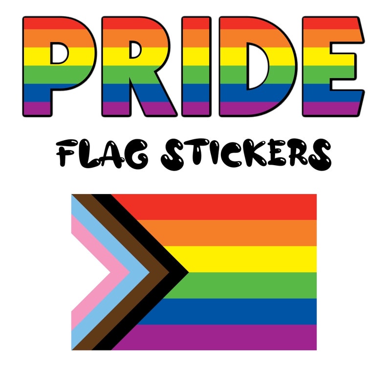 Pride Stickers / Pride Flag Stickers / 100% Waterproof - Etsy