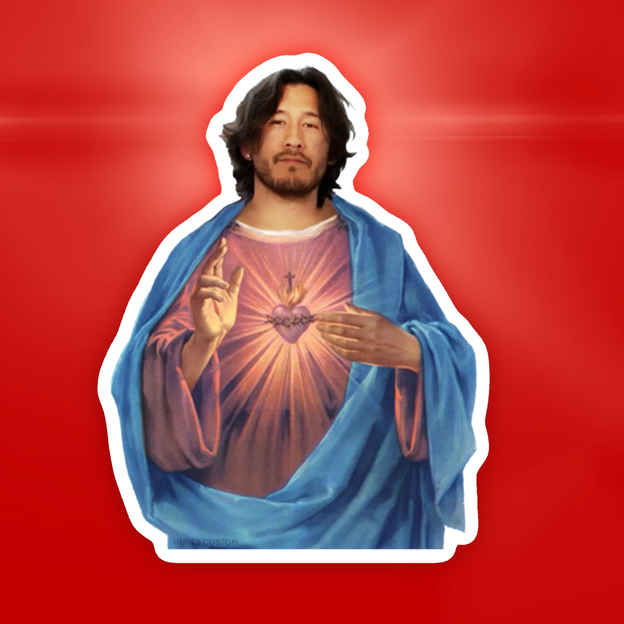 Markiplier Jesus / 100% Waterproof Stickers - Etsy
