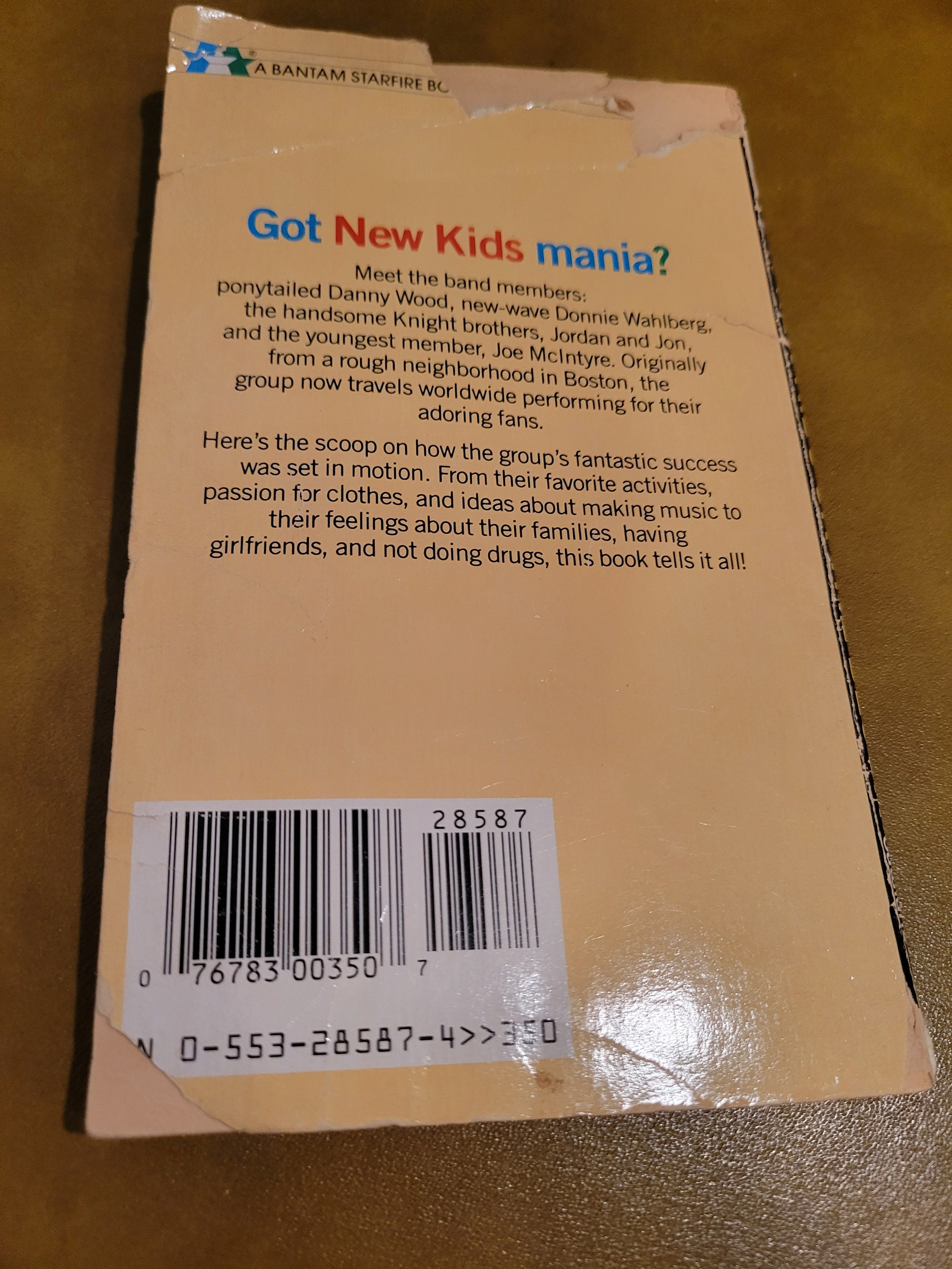 New Kids on the Block Book - Etsy