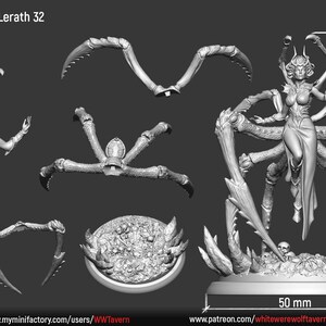 Spider Goddess Lerath / Drider - Etsy